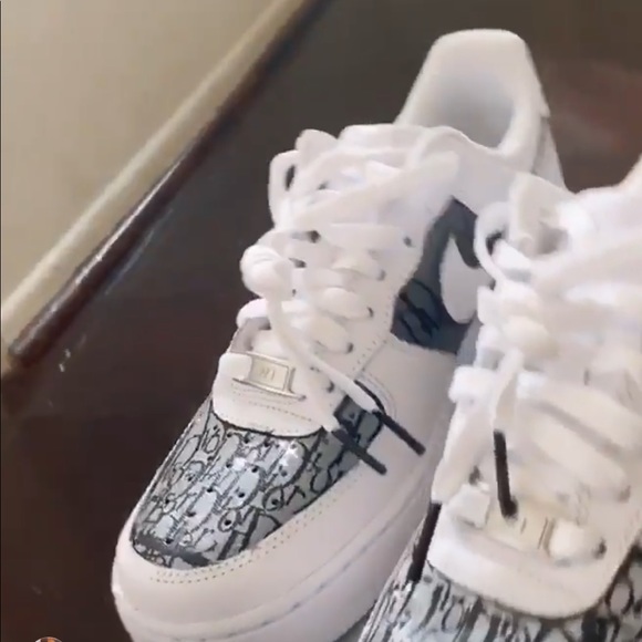 Nike | Shoes | Customized Air Force S Af1s Dior Womens Size 7 | Poshmark